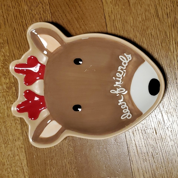 Hallmark | Holiday | New Vintage Hallmark Deer Friends Reindeer Plate W ...
